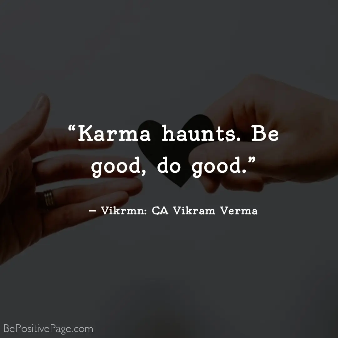 70 Karma Quotes to Make You Think Before You Act